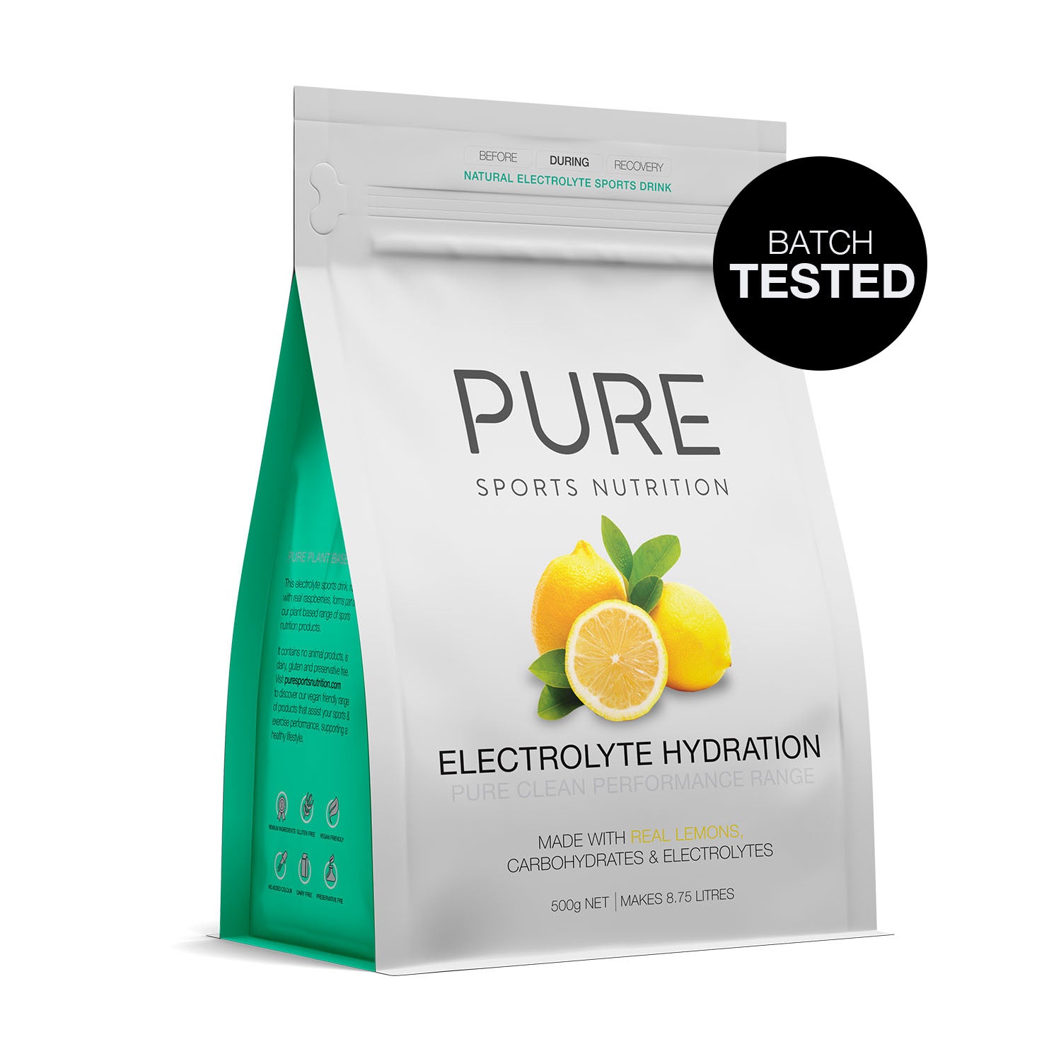 PURE Electrolyte Hydration Lemon Batch Tested | PURE Sports Nutrition