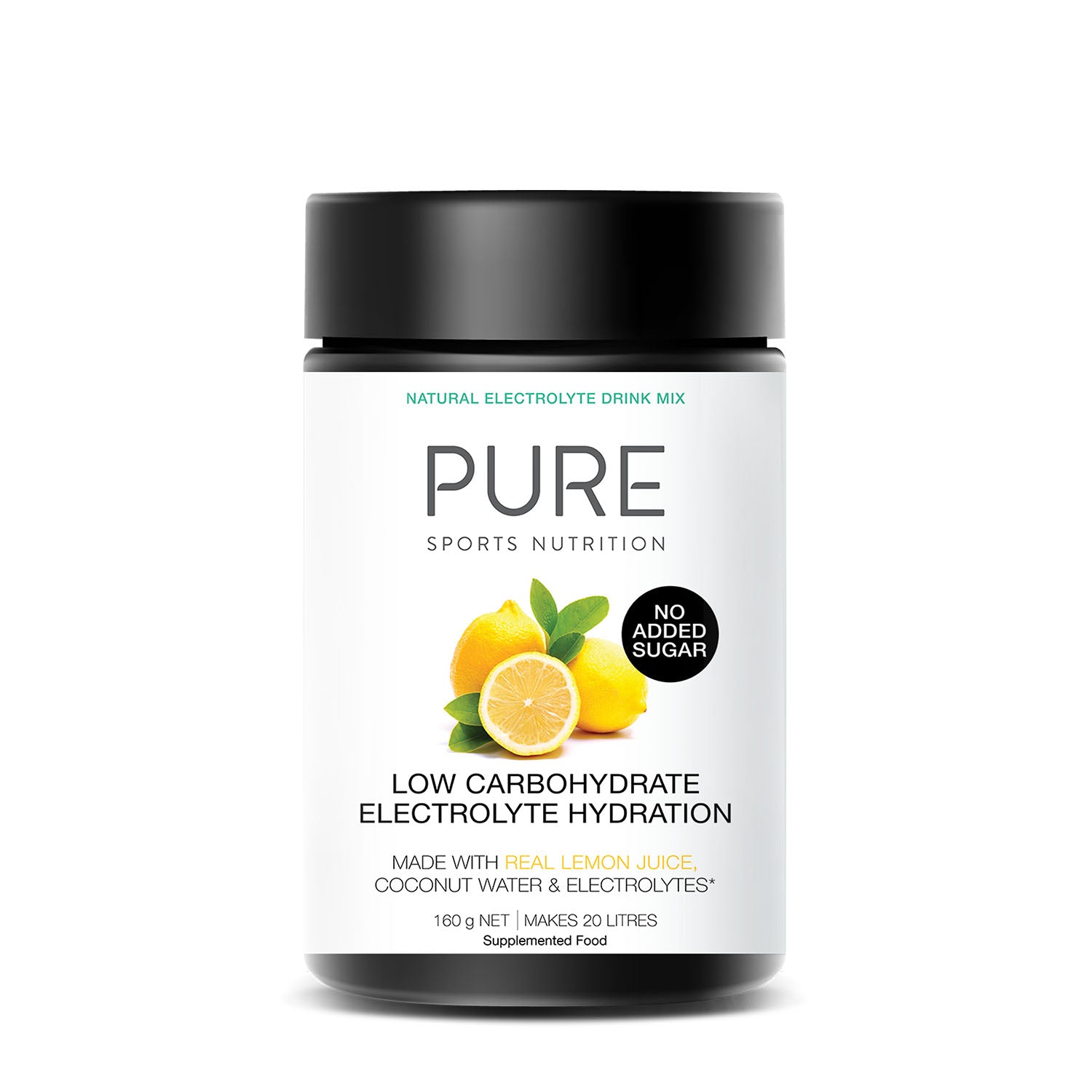 PURE Electrolyte Hydration Low Carb - Lemon – PURE Sports Nutrition
