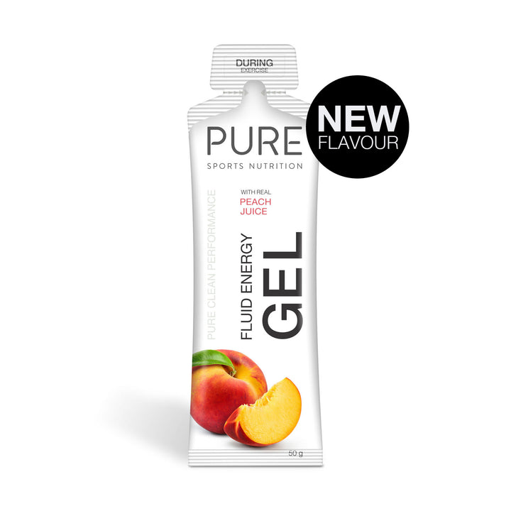 PURE Fluid Energy Gel - Peach – PURE Sports Nutrition