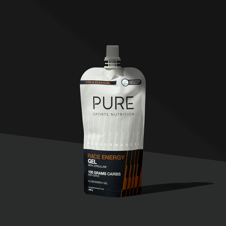 PURE Performance + Race Energy Gel 100 g Carb Pouch - Cola – PURE ...